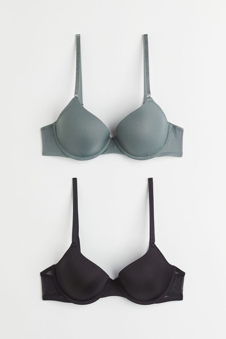 2-pack padded underwired bras