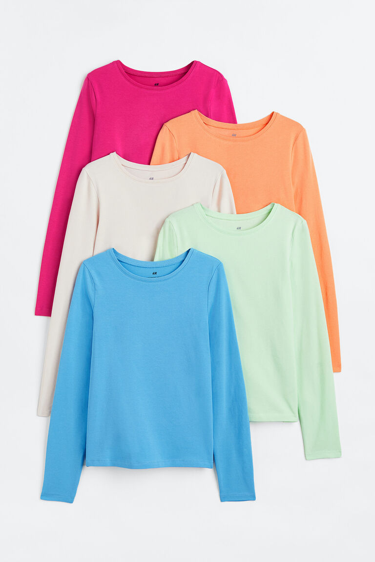5-pack jersey tops