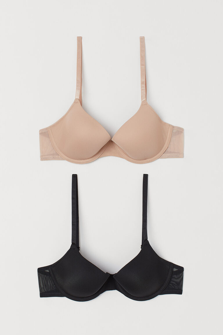 2-pack padded underwired bras
