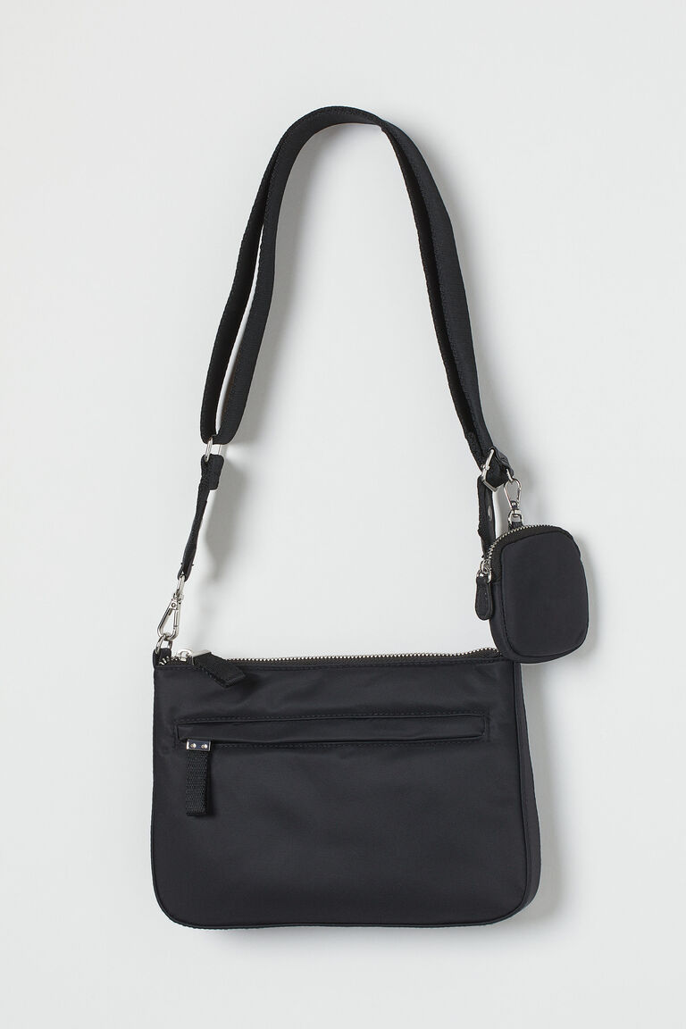 Shoulder bag and pouch