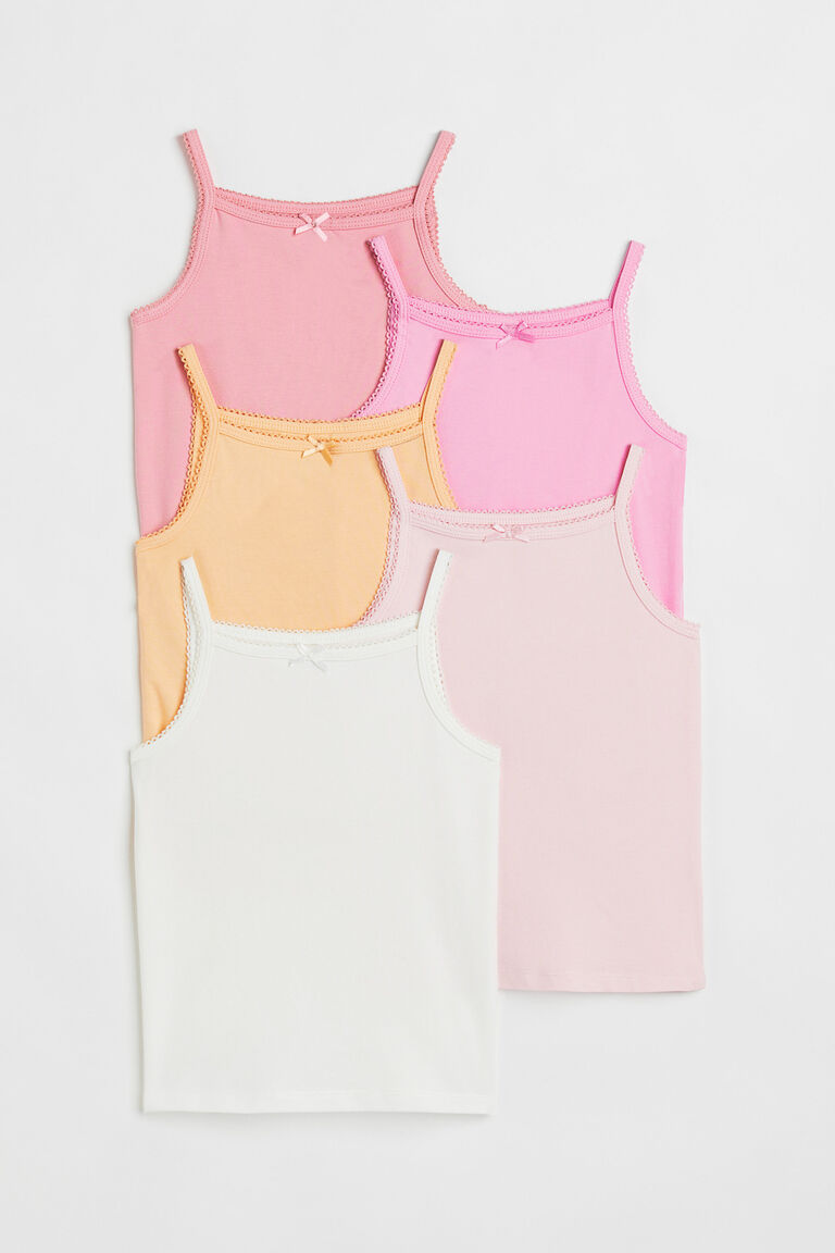 5-pack jersey vest tops