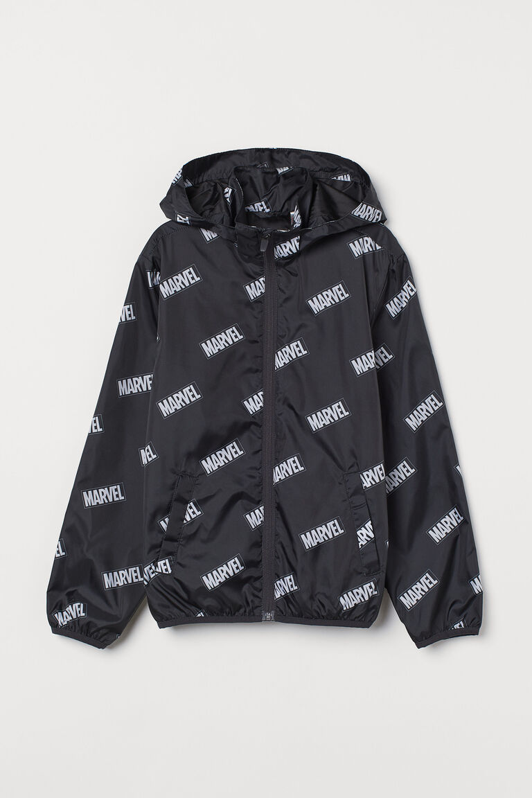 Printed windbreaker