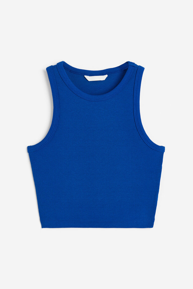 Cropped vest top