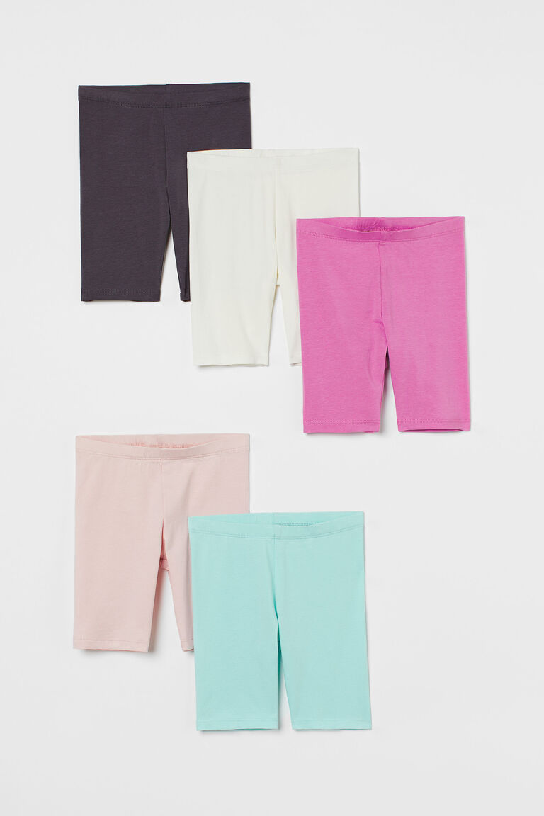 5-pack cotton cycling shorts