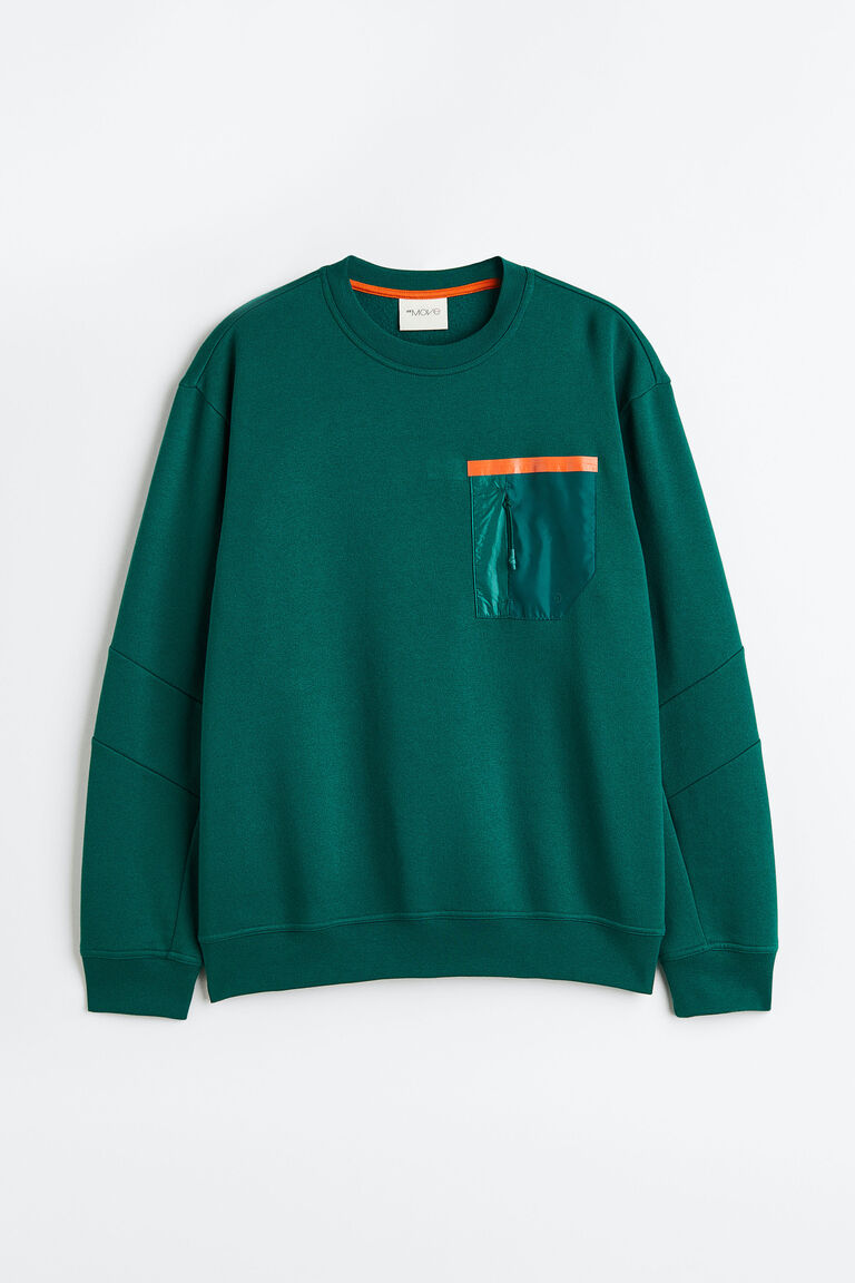 Oversized sports sweatshirt in DryMove™