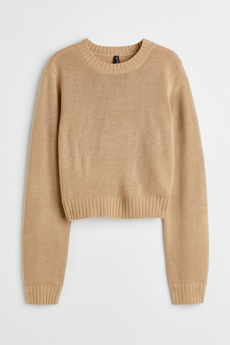 Fine-knit jumper