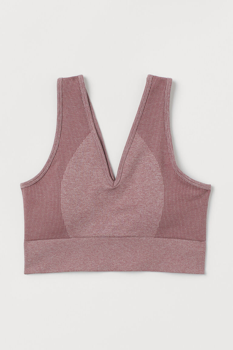 Seamless sports bralette