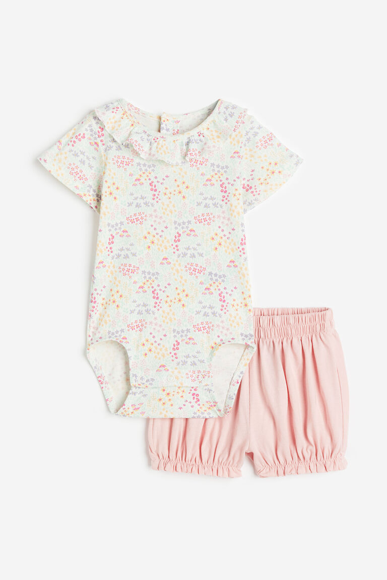 ชุดเข้าเซตผ้าคอตตอน 2 ตัว