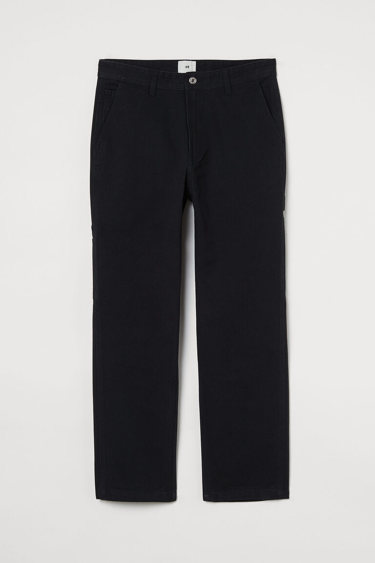 Hammer-loop twill trousers