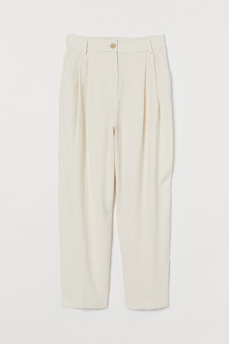 Tailored twill trousers